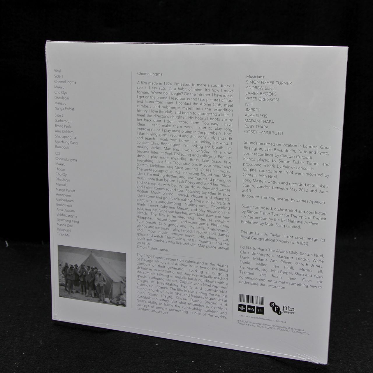 SIMON FISHER TURNER – The Epic of Everest – LP+CD – 11733 - Soleilmoon.com